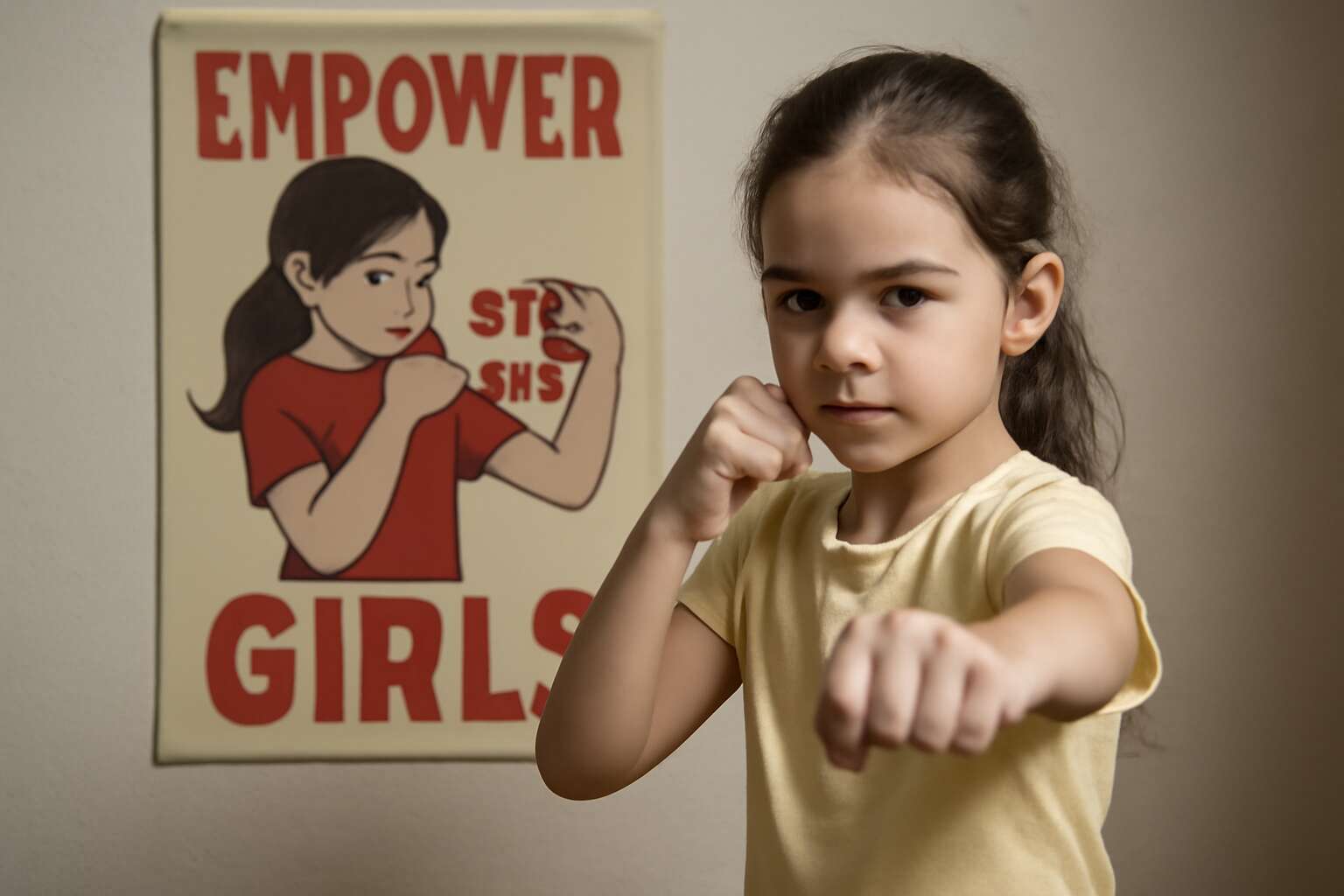 Empower and Protect: Inspiring Self Defence of Female Child Poster to ...